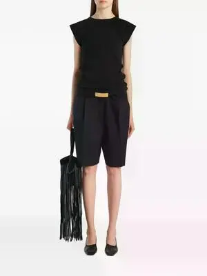 Khaite Auggie" Pleated Shorts