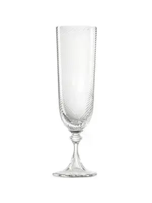 NASONMORETTI 362 Textured Flute Glass - White