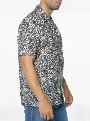 Michael Kors Stingray-print Camp-collar Shirt