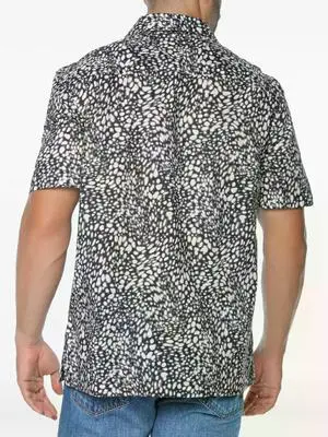 Michael Kors Stingray-print Camp-collar Shirt