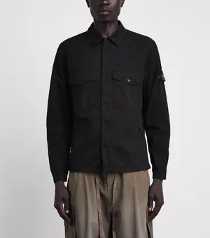 Stone Island Stretch-cotton Compass Overshirt