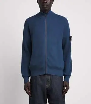 Stone Island Cotton Zip-up Cardigan