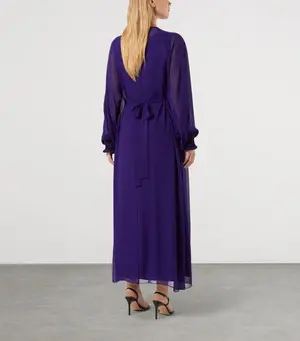 Marina Rinaldi Gauze Maxi Dress And Cardigan