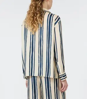 Max Mara Silk Stripe Shirt