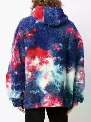Versace Tie Dye-pattern Pullover Hoodie
