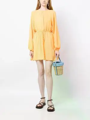 Faithfull The Brand Constance Open-back Minidress