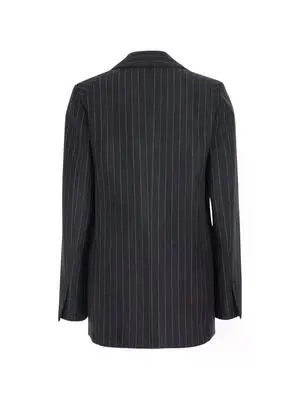 SEMICOUTURE Pinstripe-pattern Single-breasted Jacket