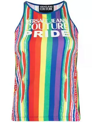 Versace Pride Project-print Vest Top - Multicolour