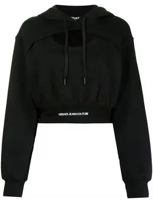 Versace Drawstring Sweatshirts Hoodies For Women