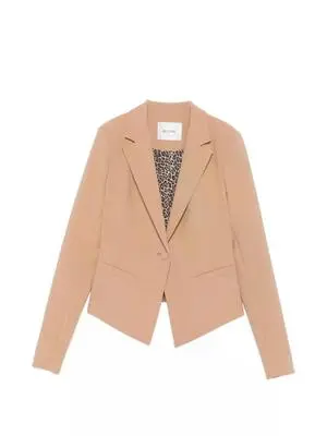 BLUGIRL Single-button Asymmetric-hem Blazer - Neutrals
