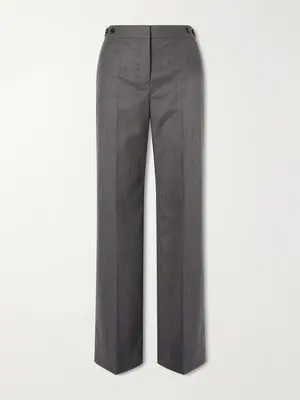 Stella McCartney Wool Straight-leg Pants - Gray