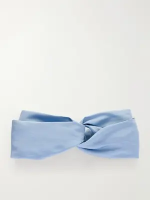 JENNIFER BEHR Novarella Silk-faille Headpiece - Blue