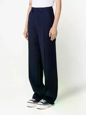AMI Paris High Waist Wool Trousers