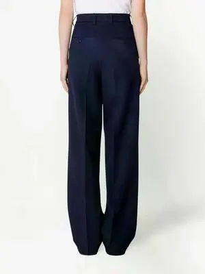 AMI Paris High Waist Wool Trousers