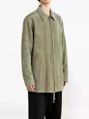 Rick Owens Suede Zip-up Jacket