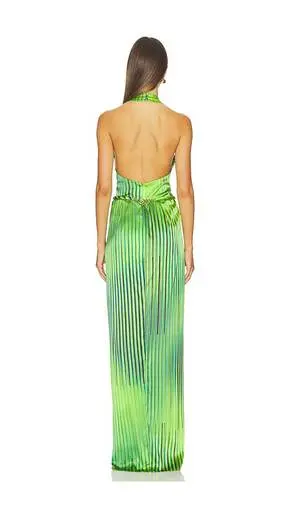 Silvia Tcherassi Halterneck Maxi Dress