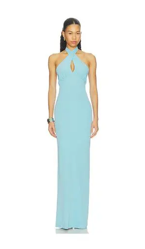 Amanda Uprichard Samara Maxi Dress - Blue