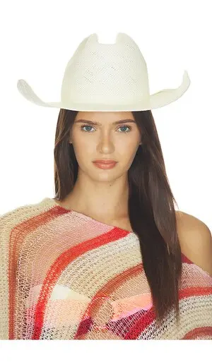 Gigi Pip Carter Cowboy Hat - White