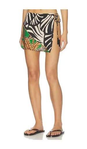 Farm Rio All Over Mini Skirt In . Also