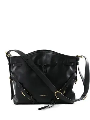 Givenchy Voyou Small Leather Bucket Bag - Black
