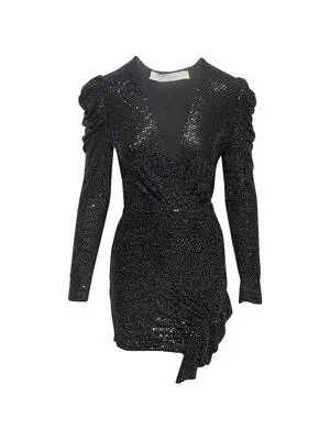 IRO PARIS Sequinned Ruched Dress