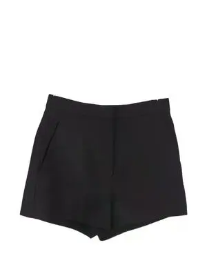 Valentino Garavani Tailored Pleated Shorts - Black