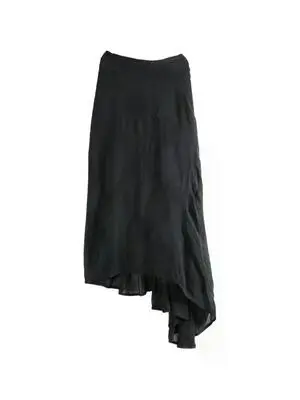 MARC LE BIHAN Asymmetric Flared Maxi Skirt