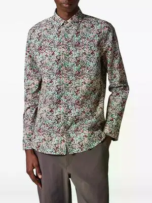 Paul Smith Slim-fit Multicolour Ditsy Floral Print Shirt