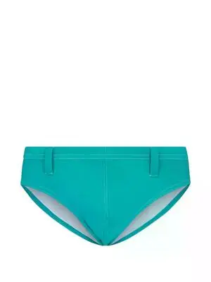 Dsquared2 Logo-print Belt-loop Swim Briefs - Blue