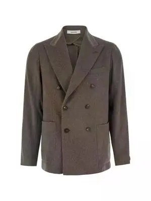 Tagliatore Montecarlo Double-breasted Blazer - Brown