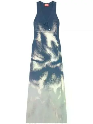 DIESEL® M-idelle Ribbed-knit Maxi Dress