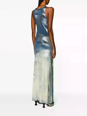 DIESEL® M-idelle Ribbed-knit Maxi Dress