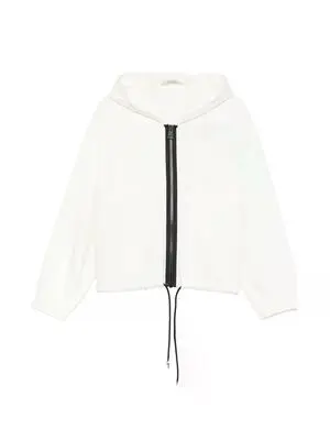 Liviana Conti Zip-fastening Hoodie - Neutrals