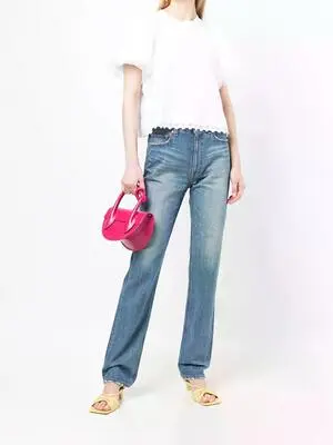 TU ES MON TRESOR Labradorite Straight-leg Jeans
