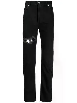 Iceberg X Looney Tunes Straight-leg Jeans - Black