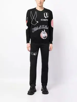 Iceberg X Looney Tunes Straight Leg Jeans