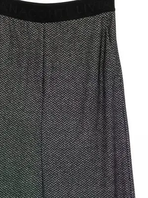 Liviana Conti Herringbone-pattern Pocket Trousers
