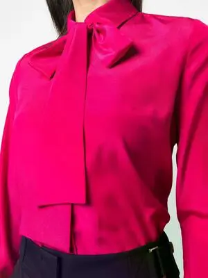 P.a.r.o.s.h Pussy-bow Collar Blouse - Pink