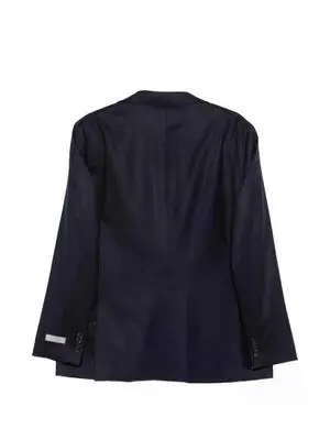 Canali Buttoned Pinstriped Suit