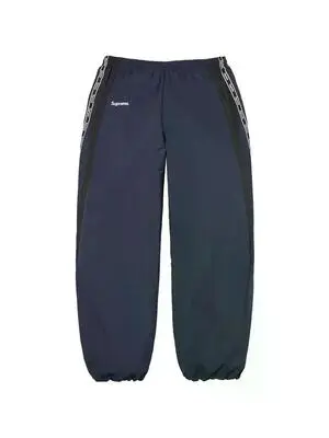 Supreme Logo-tape Track Pants - Blue