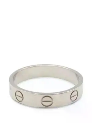 Cartier 2010s Mini Love Ring - Silver
