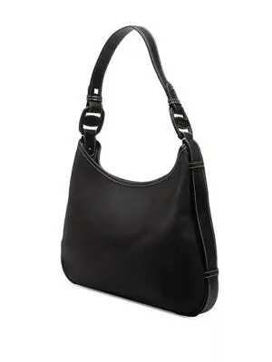 FERRAGAMO 2021 Canvas And Leather Shoulder Bag