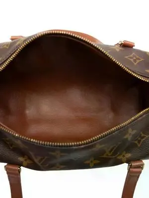 LOUIS VUITTON 1991 Monogram Papillon 30 Handbag - Brown