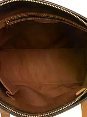 LOUIS VUITTON 2002 Monogram Cabas Piano Tote Bag - Brown