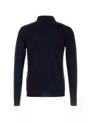 Balenciaga Contrast-trim Wool Polo Shirt