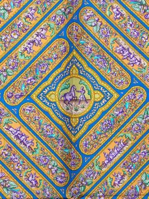 Hermès 20th Century Qalamdan Silk Scarf 90 Scarves