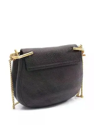 Chloé 2010-2026 Mini Leather Drew Crossbody Bag - Black