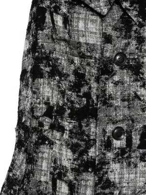 Y’s Abstract-pattern Coat
