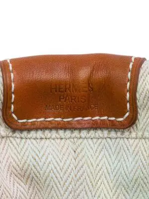 Hermès 2023 Canvas And Barenia Fourbi 20 Pouch