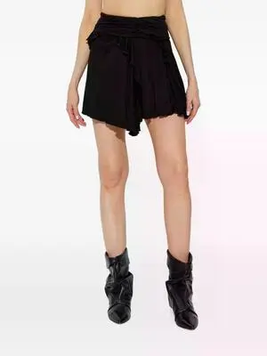 MARANT ETOILE Rosinda Ruched-waist Ruffled Mini Skirt